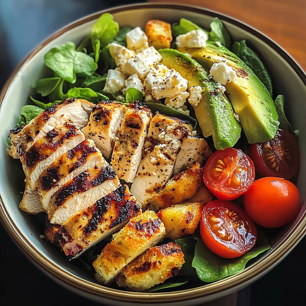 Grilled Chicken & Avocado Power Salad